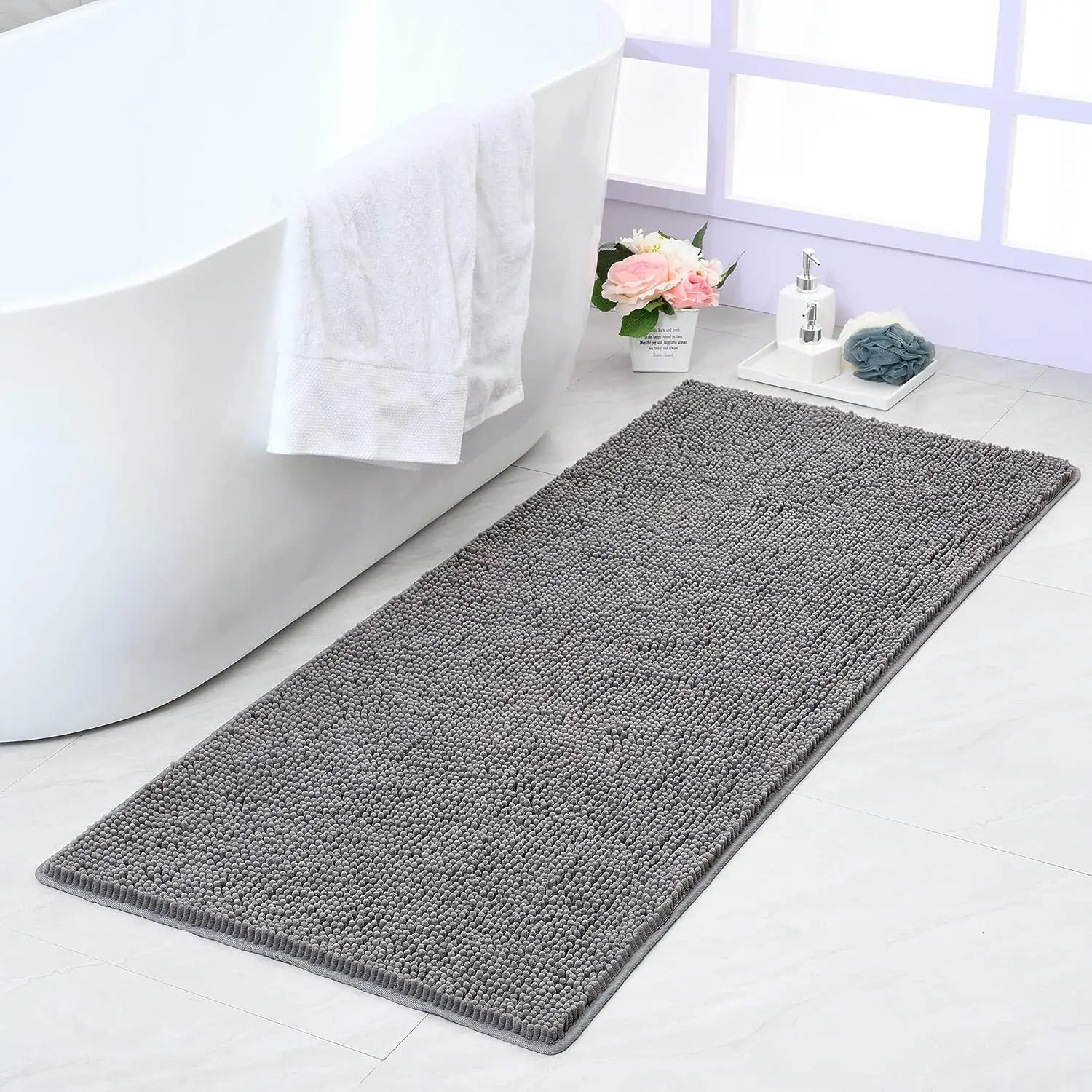 Non slip bathroom rugs store