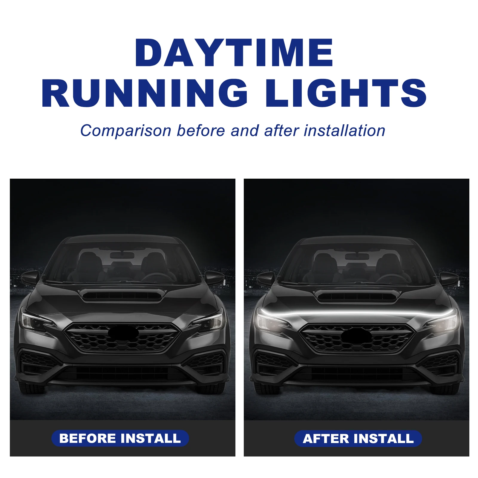 For Subaru WRX 2022 Atmosphere Daytime Dynamic Scanning Through Lamps ...