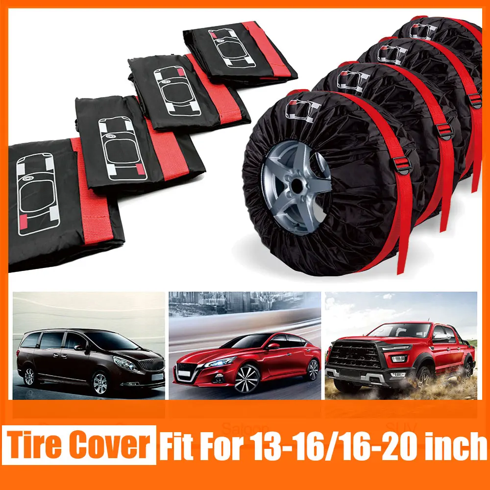 Car-Spare-Tire-Cover-Universal-S-L-Case-Polyester-Waterproof-Anti-snow ...