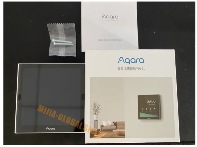 Aqara Scene panel S1 Touch Screen Homekit Voice Light Control AI ...