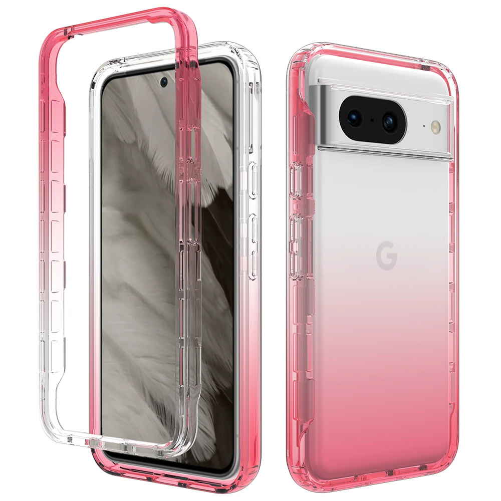 Hybrid-Full-Body-Clear-Back-Case-For-Google-Pixel8-Pro-Cases-Shockproof ...