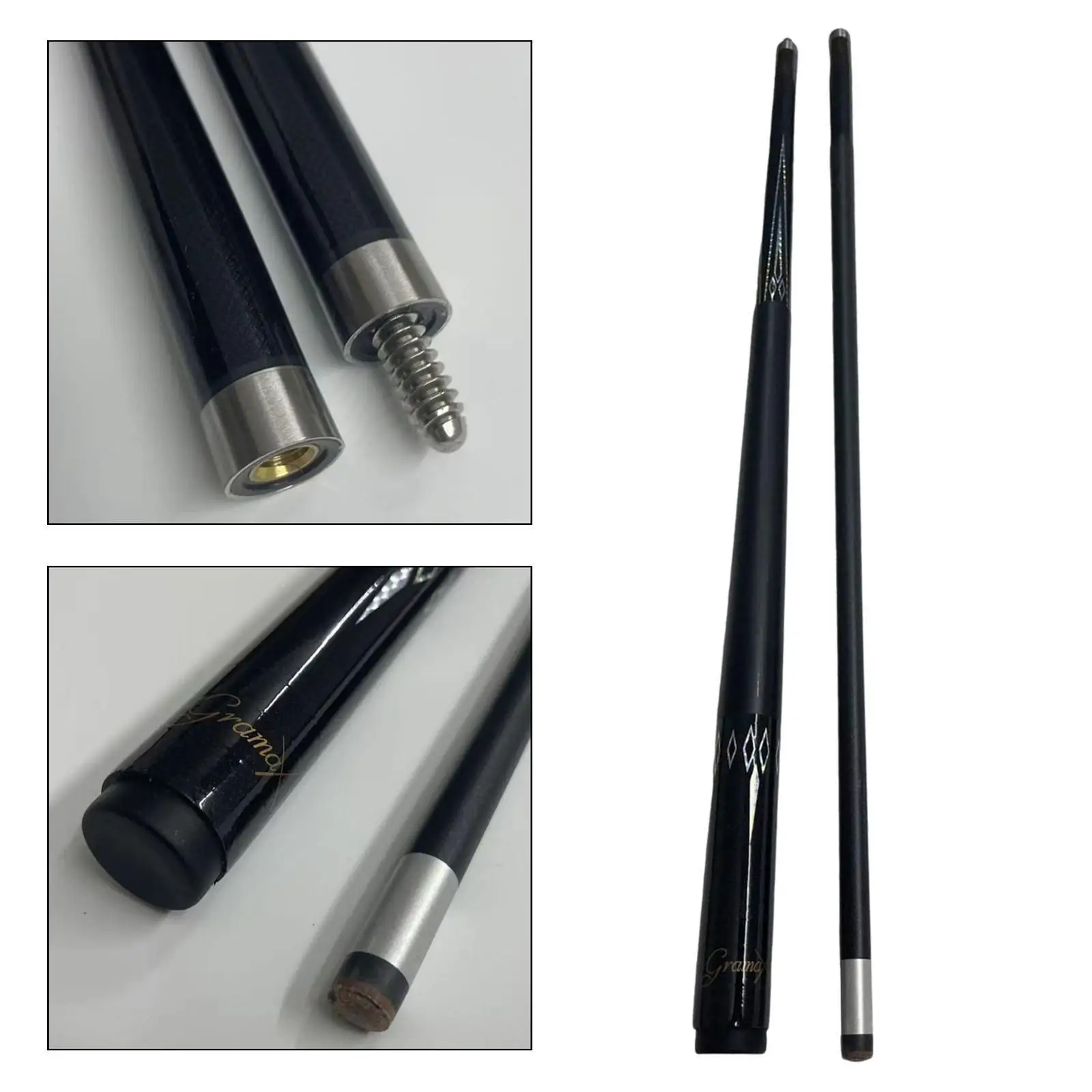 Pool Cue Carbon Fiber 13mm Tip Full Size 58" Billiard Pool Stick for ...