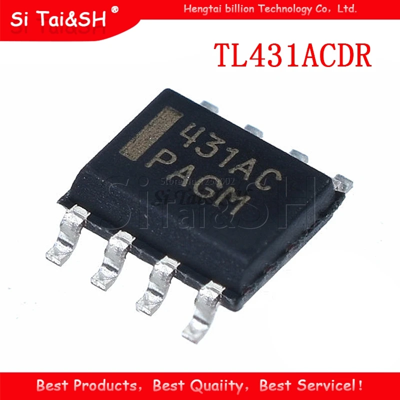 10 piezas TL431ACDR SOP8 TL431AC SOP 431AC SMD TL431 SOP 8 TL431ACDT nuevo y original IC ...
