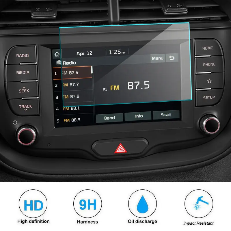 Car-Navigtion-Tempered-Glass-Protective-Film-Sticker-Dashboard-Guard ...