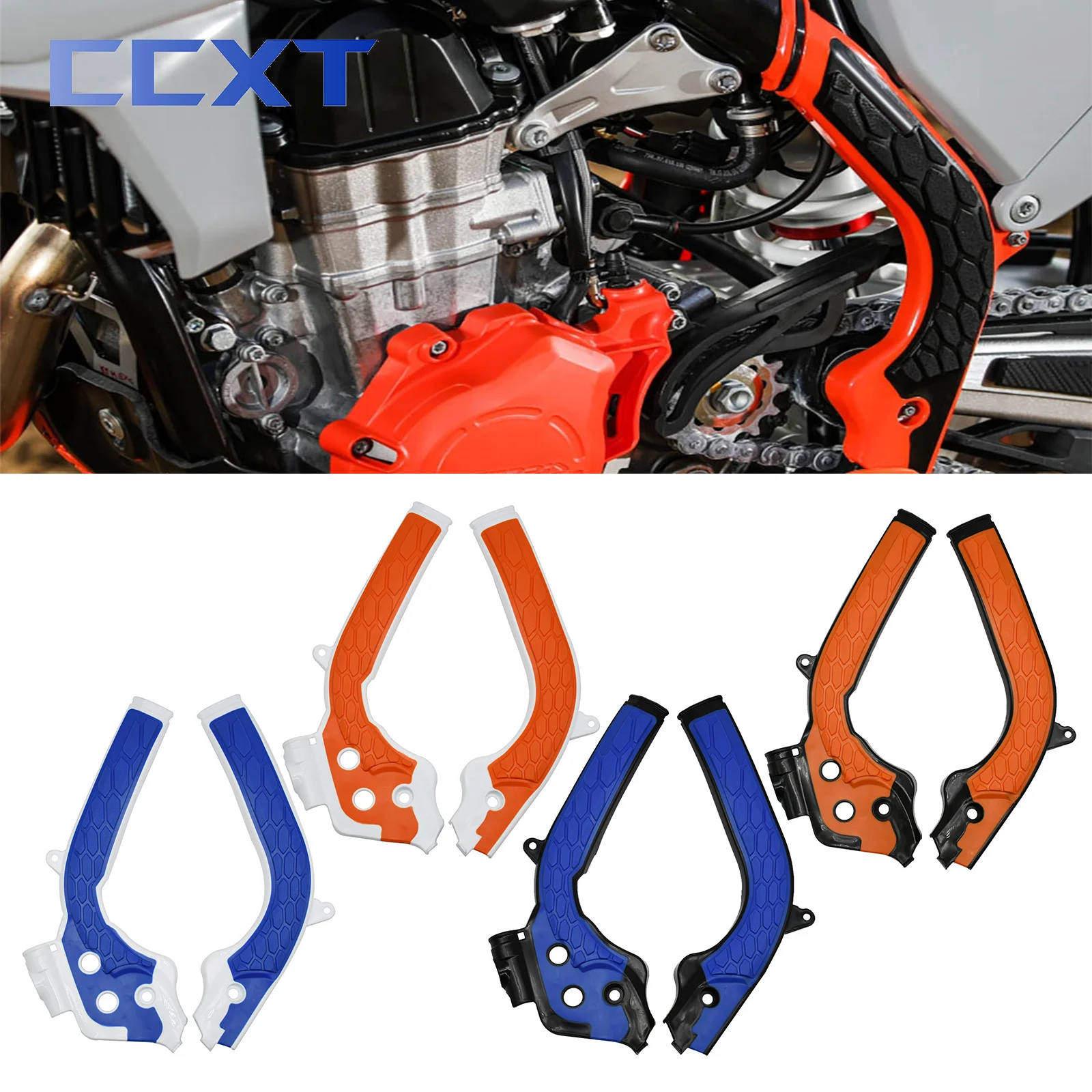 Motorcycle-X-Grip-Frame-Guard-Protection-Cover-For-KTM-SX-SXF-EXC-EXC-F ...