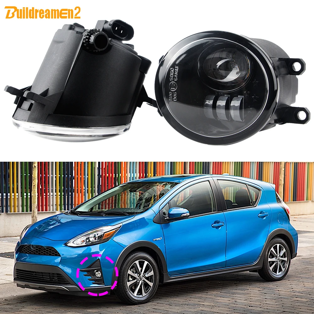 1-Pair-30W-H11-Car-Driver-Passenger-LED-Fog-Light-DRL-Driving-Lamp-12V ...