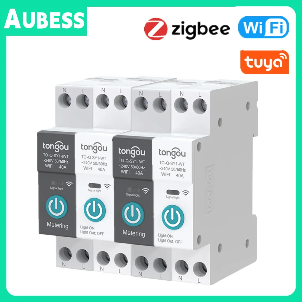 Interruptor-de-circuito-inteligente-TUYA-Zigbee-WiFi-con-medici-n-1P ...