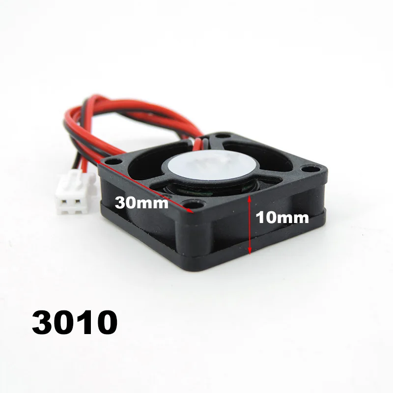 30x30x10 Cooling Fan 12V 30mm Brushless Cooling Fan – 30x30x10mm, 2-Pin ...
