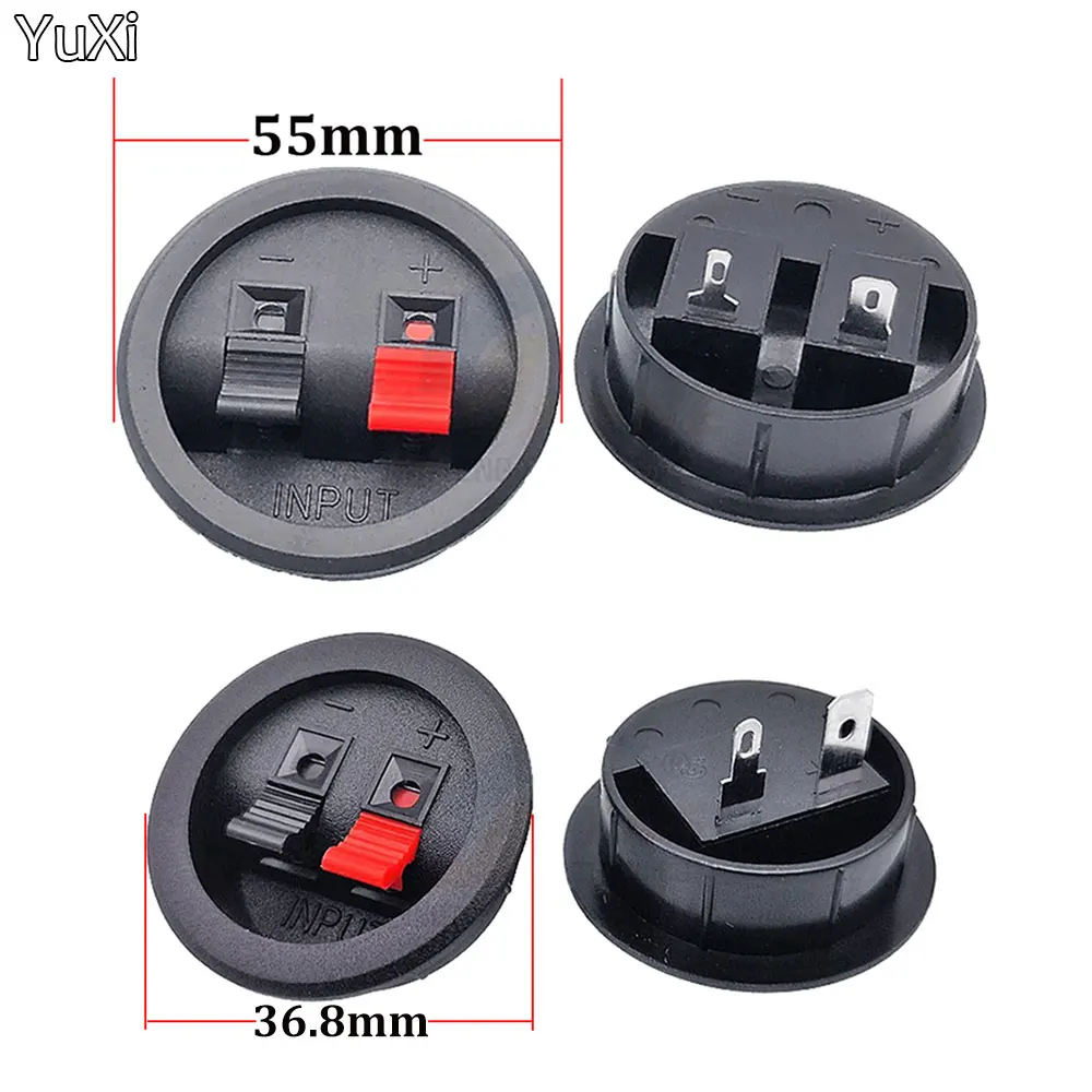 YUXI-1Pcs-36-8mm-55mm-2-Position-Connector-Terminal-Circular-Audio ...