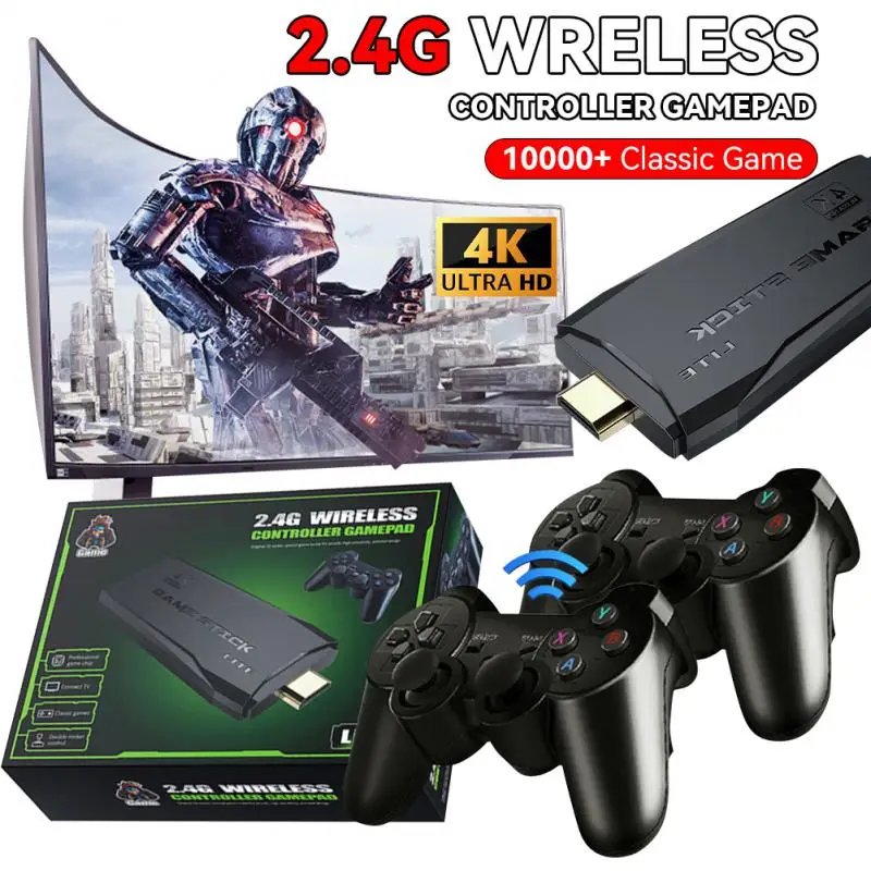 Console-retro-do-jogo-de-v-deo-para-crian-as-64GB-32GB-10000-Gamepad ...