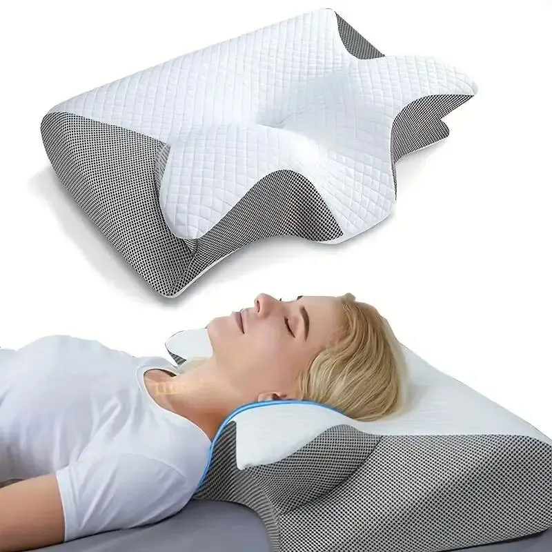 Almohada De Mariposa Con Memoria Para El Sue O Y El Cuello Jpg