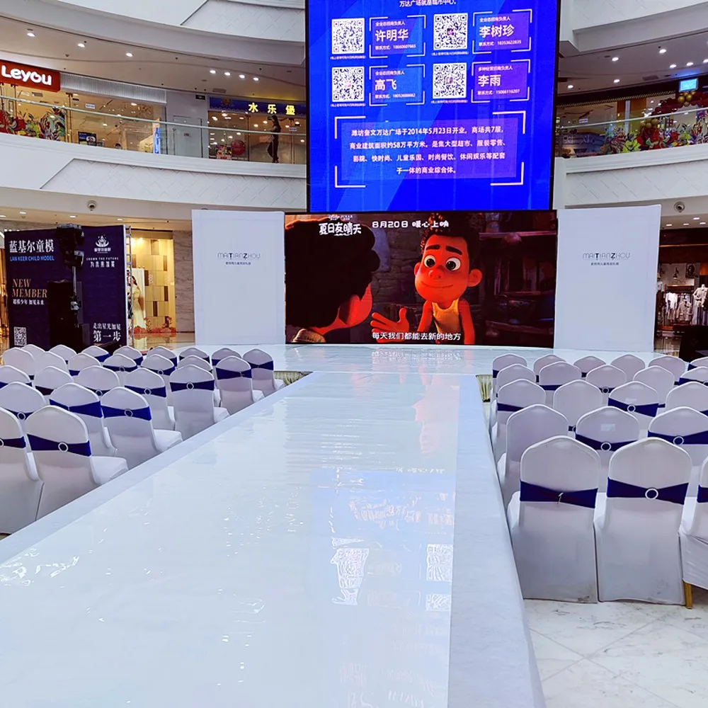 Non-slip-Wedding-Mirror-Carpet-T-Stage-White-Silver-Aisle-Runner-Rug ...