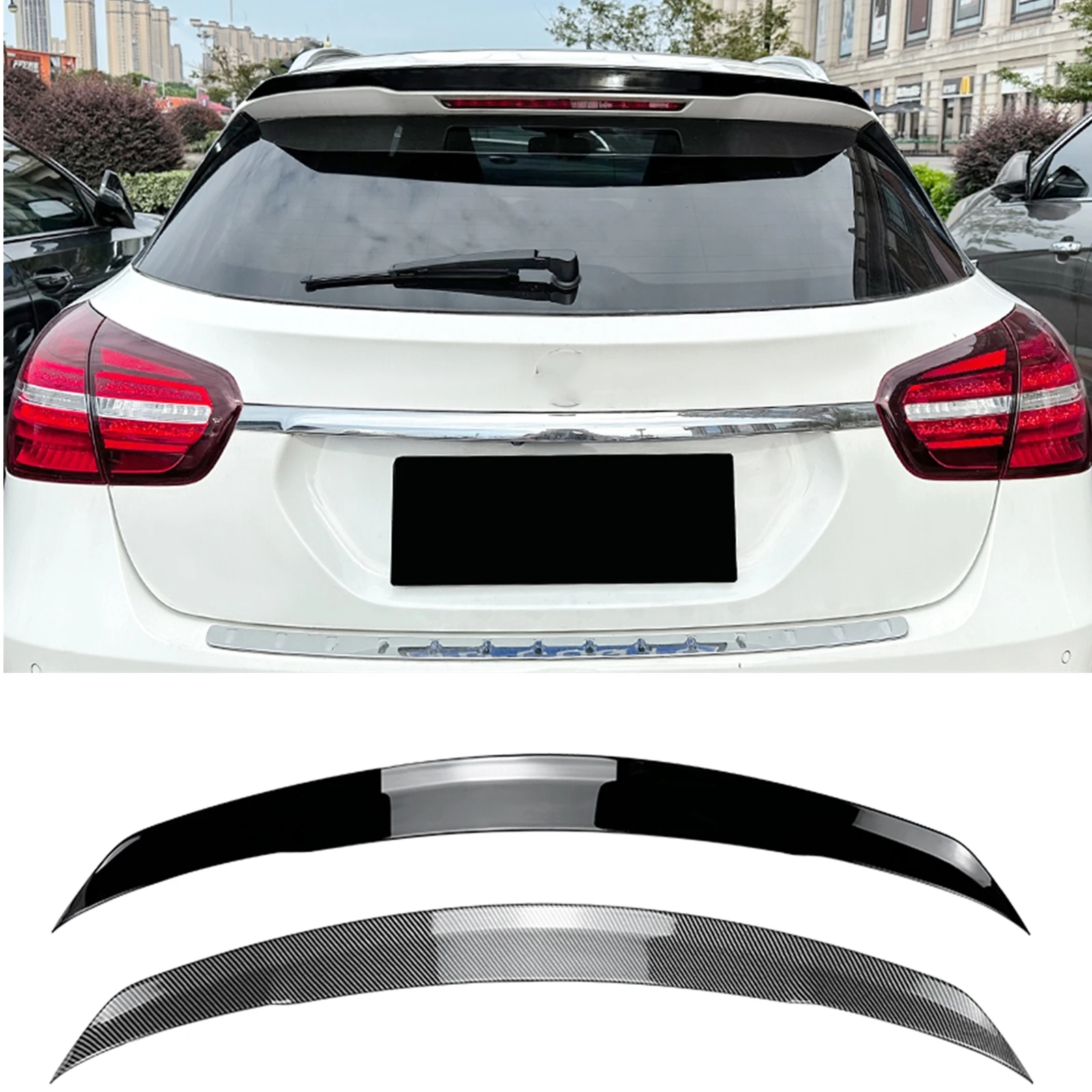 Rear-Trunk-Spoiler-Wing-Decklid-Lid-Flap-Lip-For-Mercedes-Benz-X156 ...