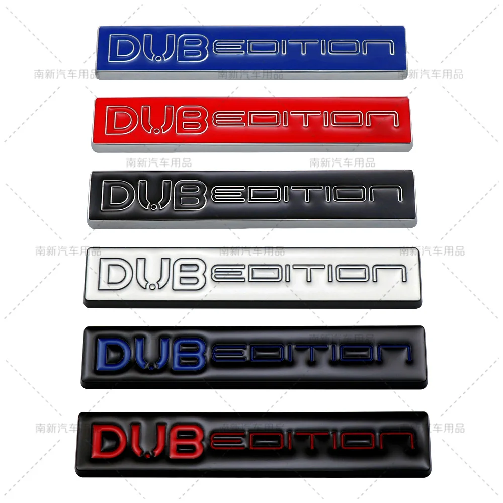 3D Metal DUB Edition Emblem Badge Car Stickers Decal for BMW Audi Honda ...