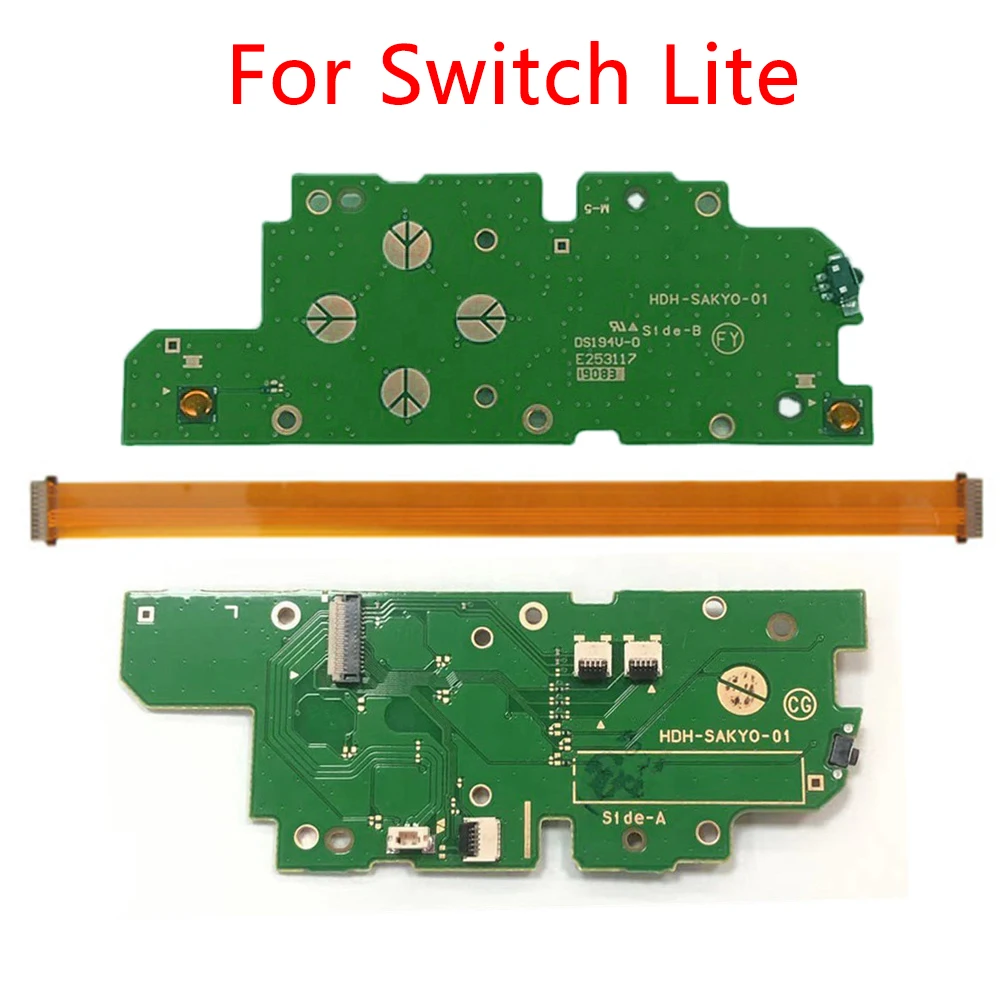 Placa base de juegos para Nintendo Switch LITE, teclado izquierdo con ...