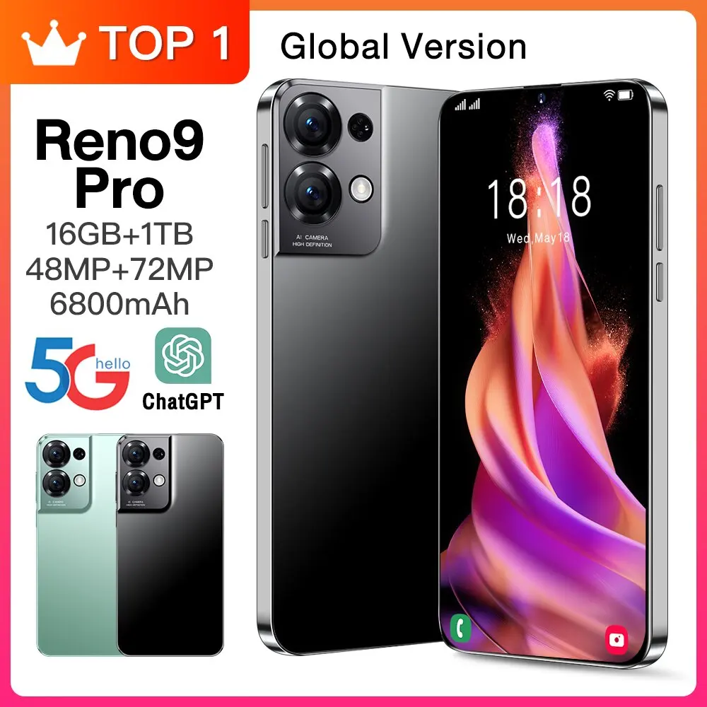 Global-Version-Reno9-Pro-Smartphone-5G-Android-6-8inch-HD-Full-Screen ...