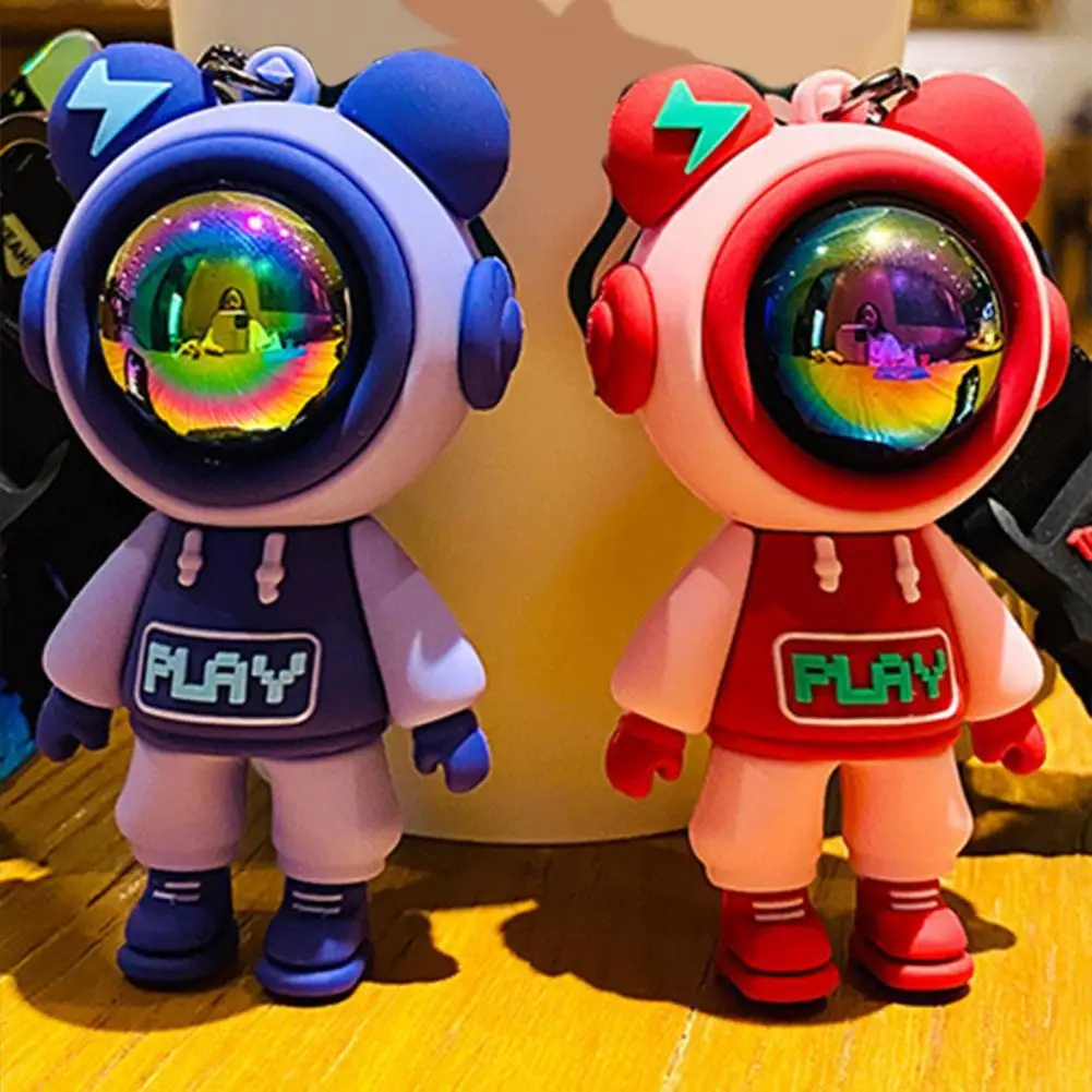 Widely Use PVC Cute Hanging Bear Key Holder for Wallet Key Ring Widely ...