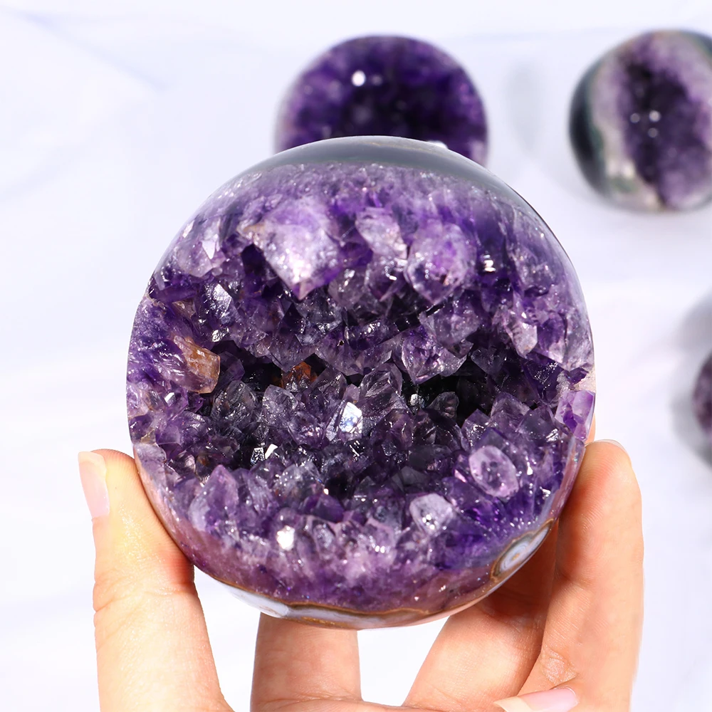 Natural-crystal-clusters-open-smile-amethyst-Corvette-home-office ...