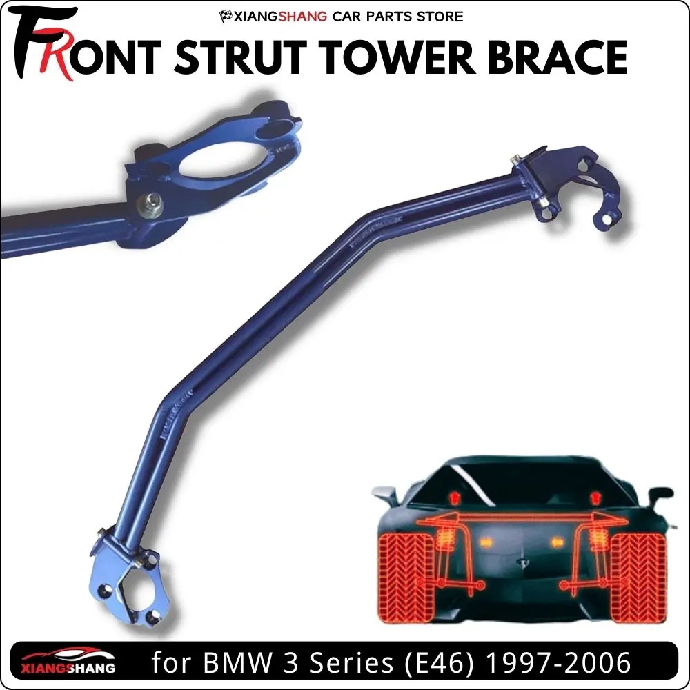 Front Strut Bar Tower Brace for BMW 3 Series (E46) Racing Engine ...