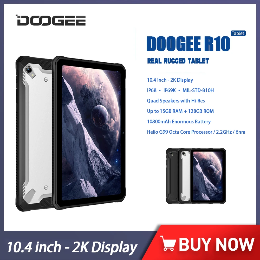 DOOGEE-R10-Rugged-Tablets-10-4-Inch-2K-15GB-RAM-128GB-ROM-10800mAh ...