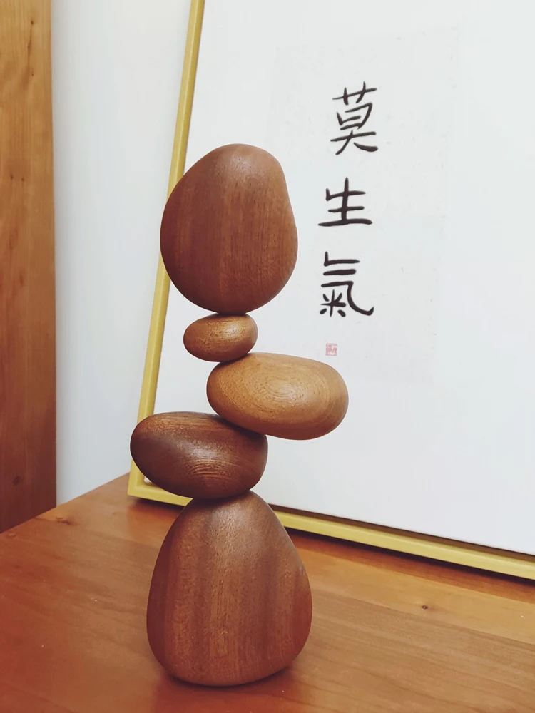 Balanced Wood Sculpture