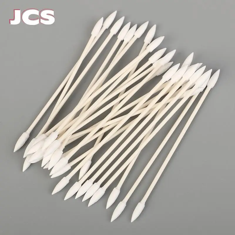 25pcs Disposable Cotton Swab Pointed Dust-free Cotton Swab Cosmetics ...