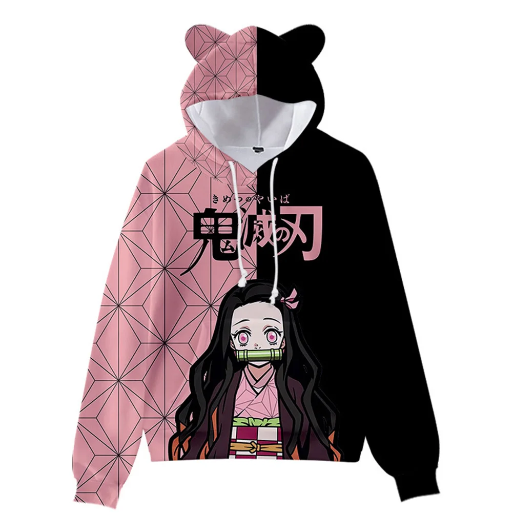 Demon-Cos-Slayer-Nezuko-Cosplay-Hoodie-with-Ear-Pullover-Sweatshirt ...