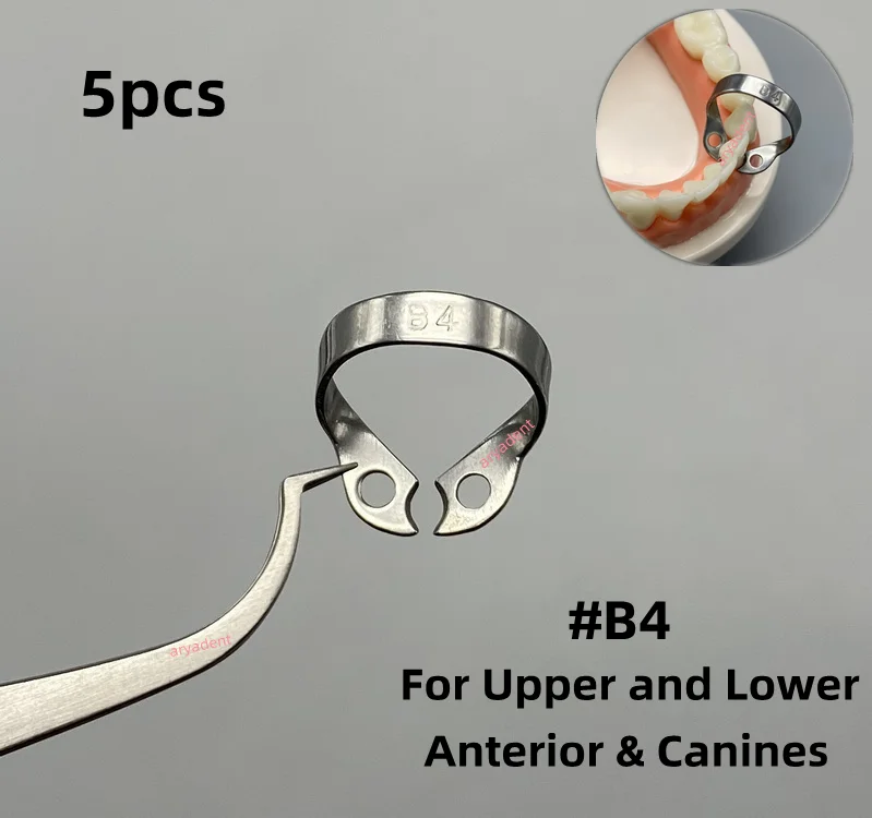 Dental-Rubber-Dam-Retainers-Clamp-Rubber-Barrier-Clip-Stainless-Steel ...