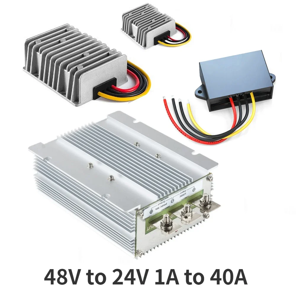 48-Volt-to-24-Volt-48V-to-24V-1A-to-40A-Switching-Power-Converter-Step ...