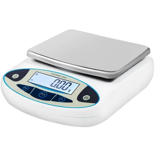 Analytical Balance 5000g x 0.01g, High Precision Lab Scale with LCD ...