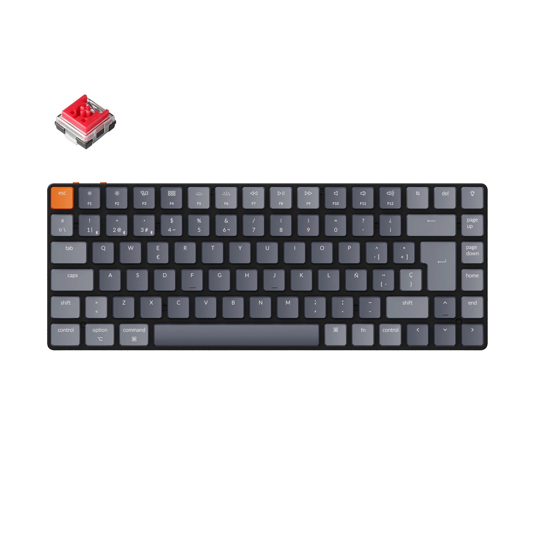 Keychron-Teclado mecánico inalámbrico K3 E ES-ISO, dispositivo ...