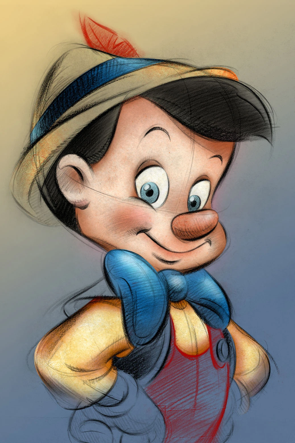 Pencil Drawings Of Disney Cartoon Characters