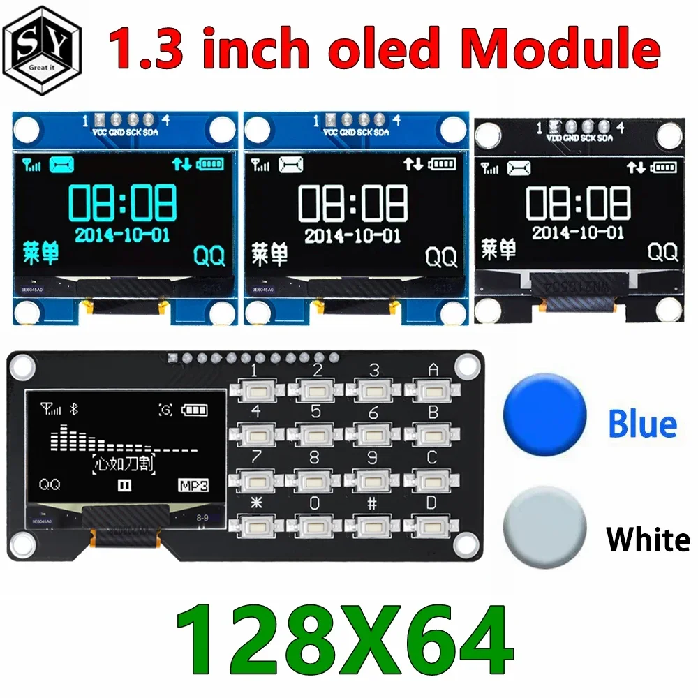 M-dulo-de-pantalla-oled-IIC-Serial-para-Arduino-placa-de-pantalla-LCD ...