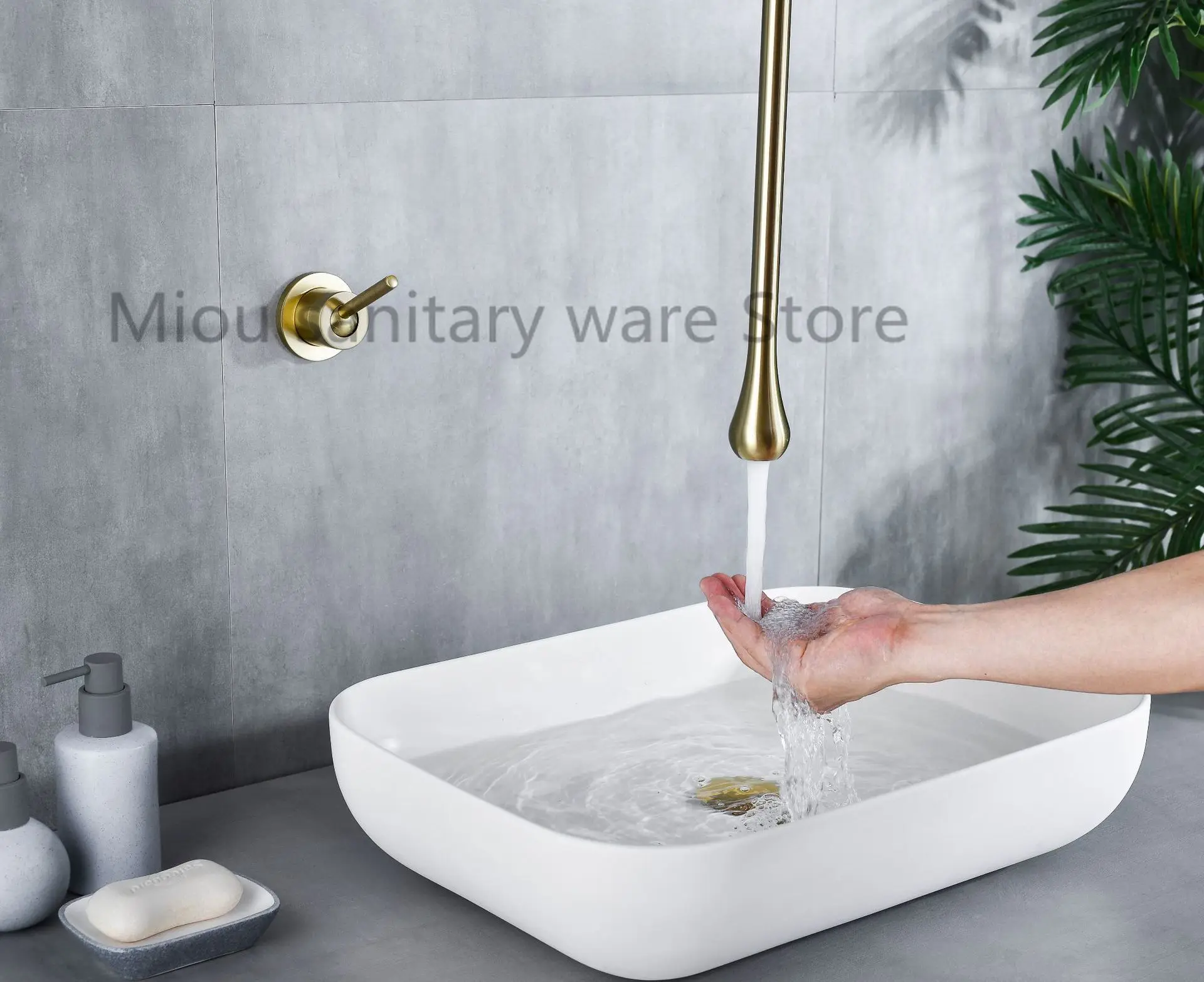 Grifos pequeños de techo para bañera, grifo de latón macizo para colgar ...