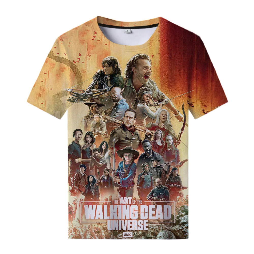 Tshirts-TV-The-Walking-Dead-3D-Print-Summer-Tees-Streetwear-Crew-Neck ...