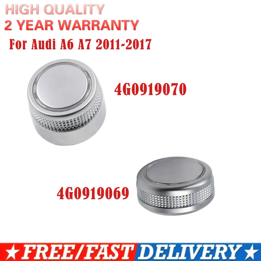 For-MMI-Knob-Menu-Switch-Cover-Or-Volume-Setting-Knob-For-Audi-A6-A7 ...