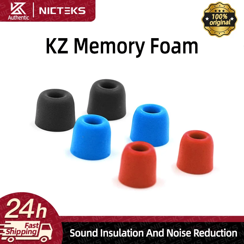 KZ-Headset-Ear-Cap-Noise-Isolating-Comfortble-Memory-Foam-Ear-Tips ...