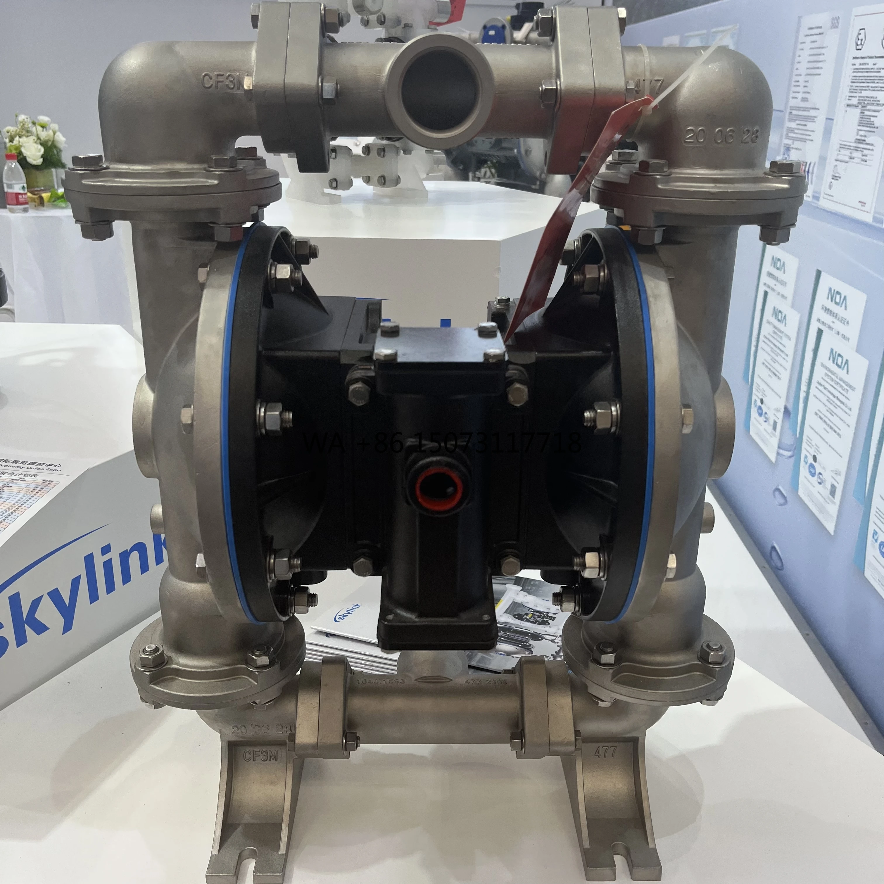 SK40 3XAA/ETTT/0BO 1.5 Inch Pneumatic Diaphragm Pump for Solvent ...