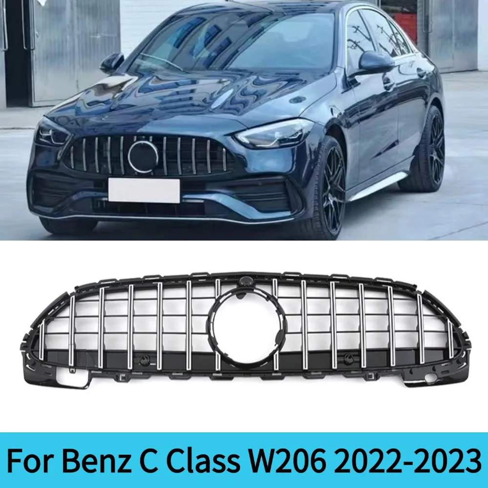 For-Mercedes-Benz-C-Class-W206-GT-2022-2023-Sport-Front-Radiator-Grid ...