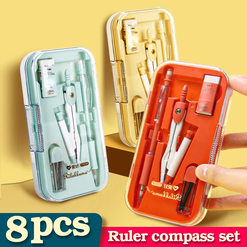 8-In1-Drawing-Ruler-Compass-Set-With-Ruler-Protractor-Compass-Eraser ...