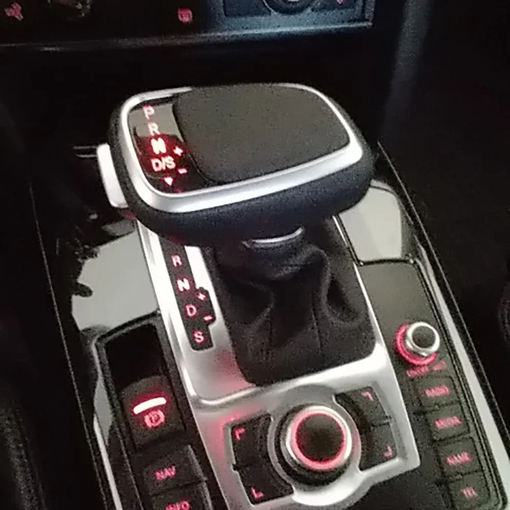 Gear Shift Knob For Audi A4 B8 A6 C6 C7 B7 B6 Q7 Q5 A5 S5 A7 S7 S6 Car ...