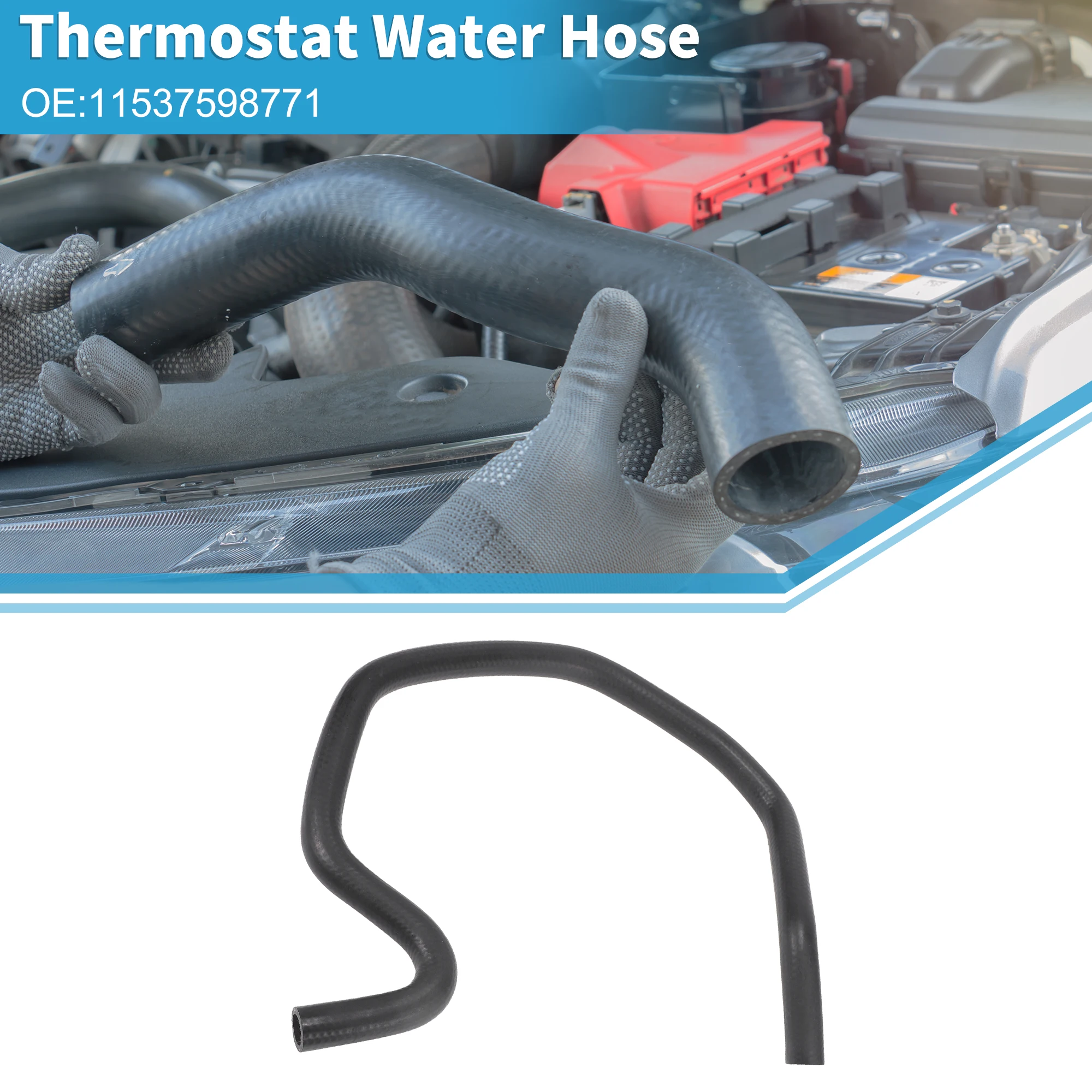 UXCELL-Thermostat-Water-Hose-Radiator-Coolant-Hose-for-BMW-740i-740Li-3 ...