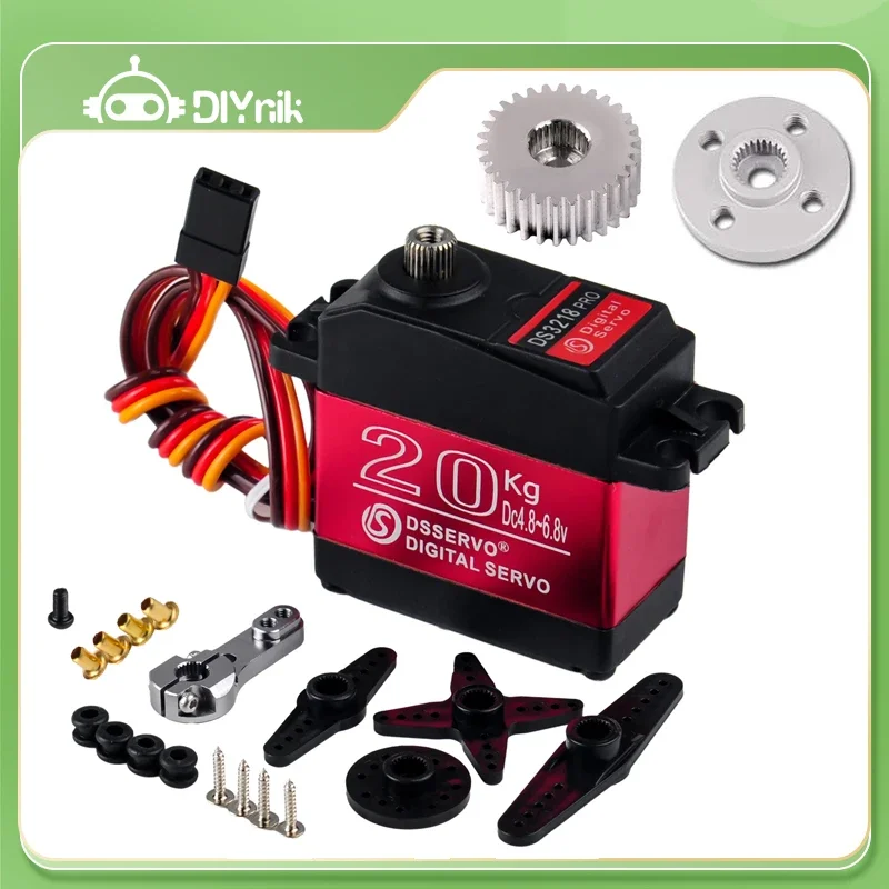 DS3218 Pro Digital Servo 20KG 180/270 Degree High Speed Dsservo IP66 ...
