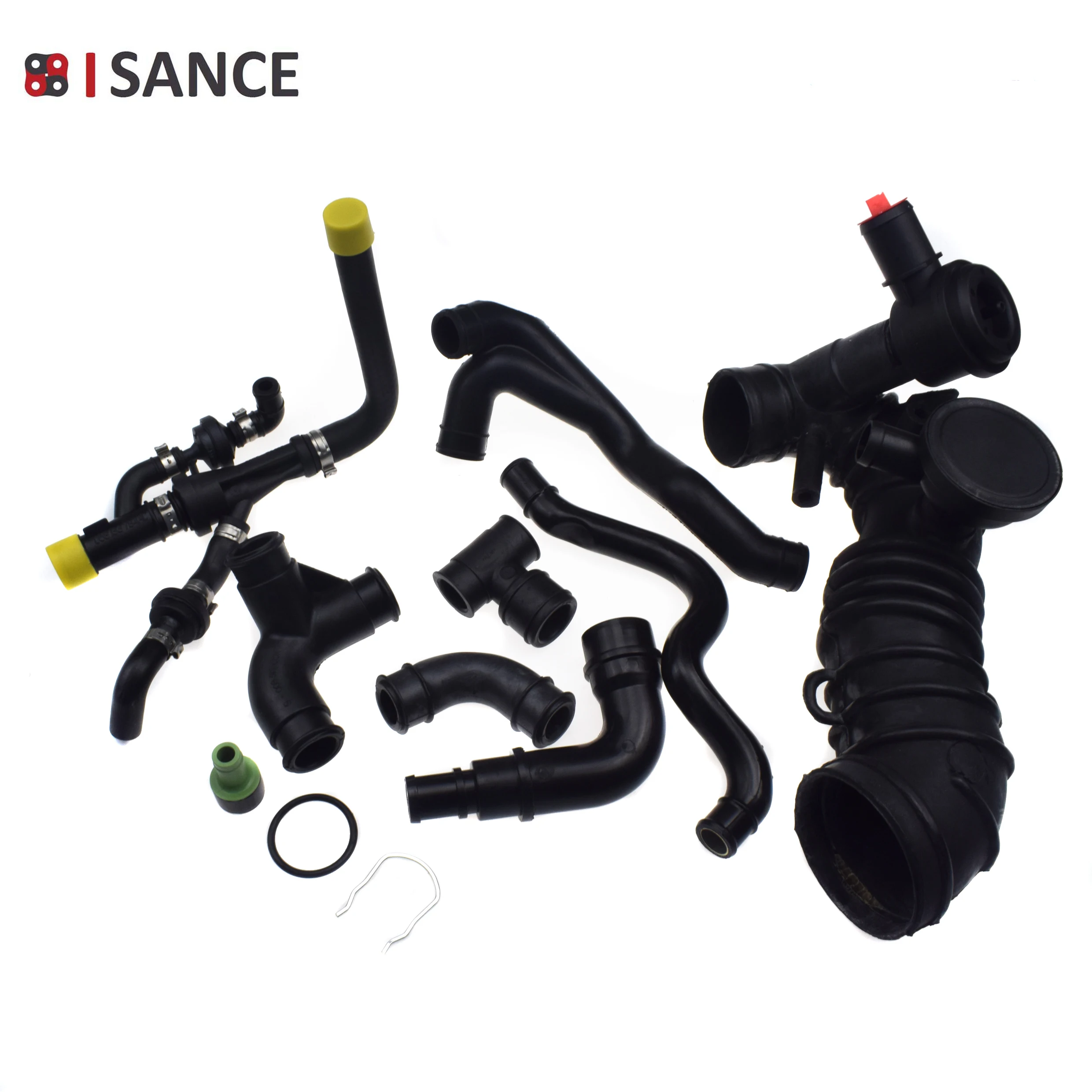 1.8t Engine Breather Crankcase Vent Pcv Valve & Hose Pipe Connector Kit ...