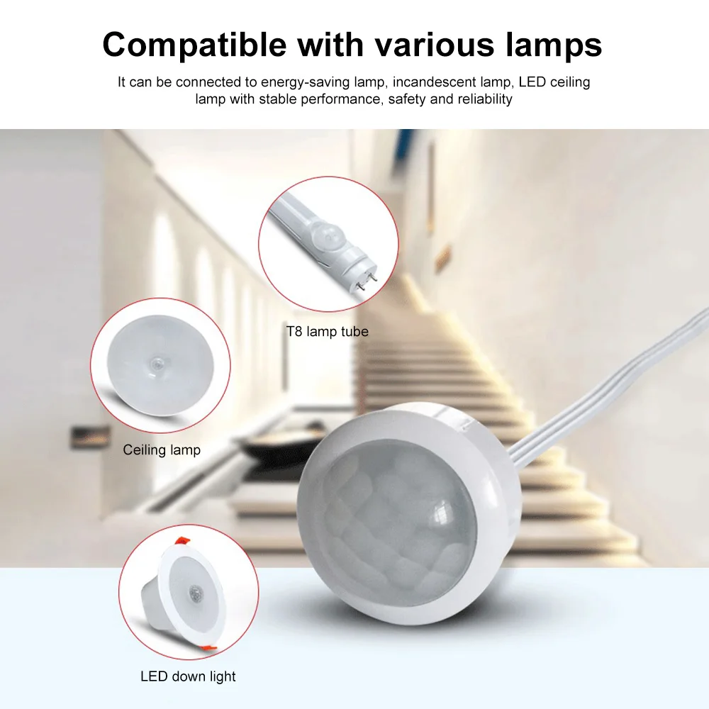 LED-PIR-Sensor-Detector-Smart-Switch-DC4-12V-1MA-LED-PIR-Infrared ...