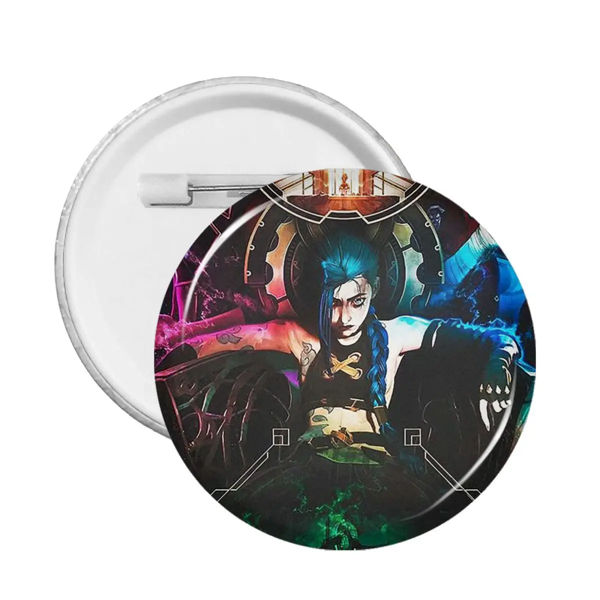 Arcane-Badges-Jinx-Monkey-Graffiti-Brooch-for-Clothes-Fashion-Lapel ...