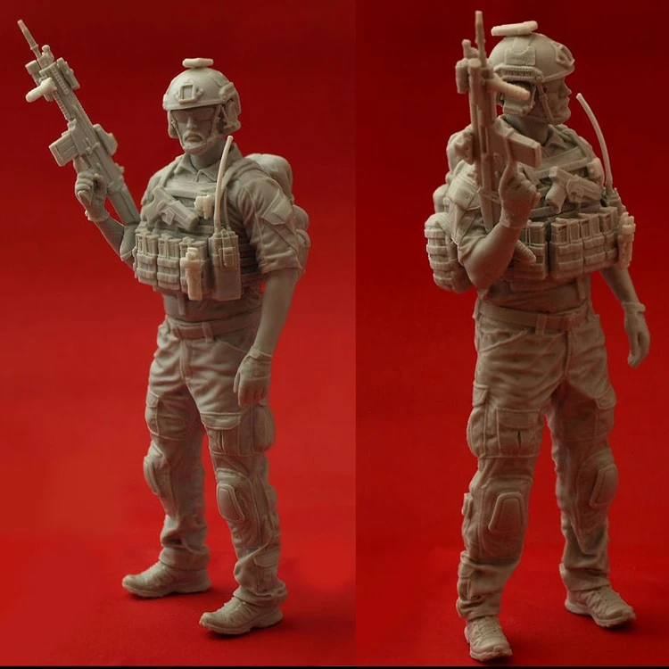 1/16 Resin Model figure GK Soldier, US Special Forces operator ...