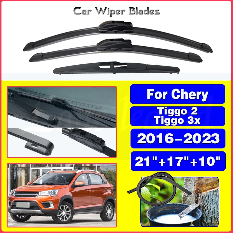Wiper Front Rear Wiper Blades Set for Chery Tiggo 2 2016 - 2023 Tiggo ...