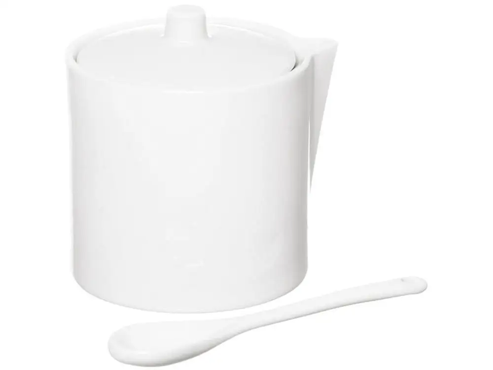 Porcelain Sugar Box with Spoon Hauskraft Manhattan - AliExpress 15