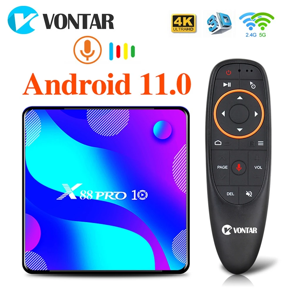 VONTAR X88 PRO Android 10.0 Smart TV Box Android 11 4G 64GB 128GB TVBOX ...